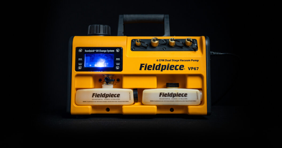 6 CFM Vacuum Pump | Fieldpiece Europe